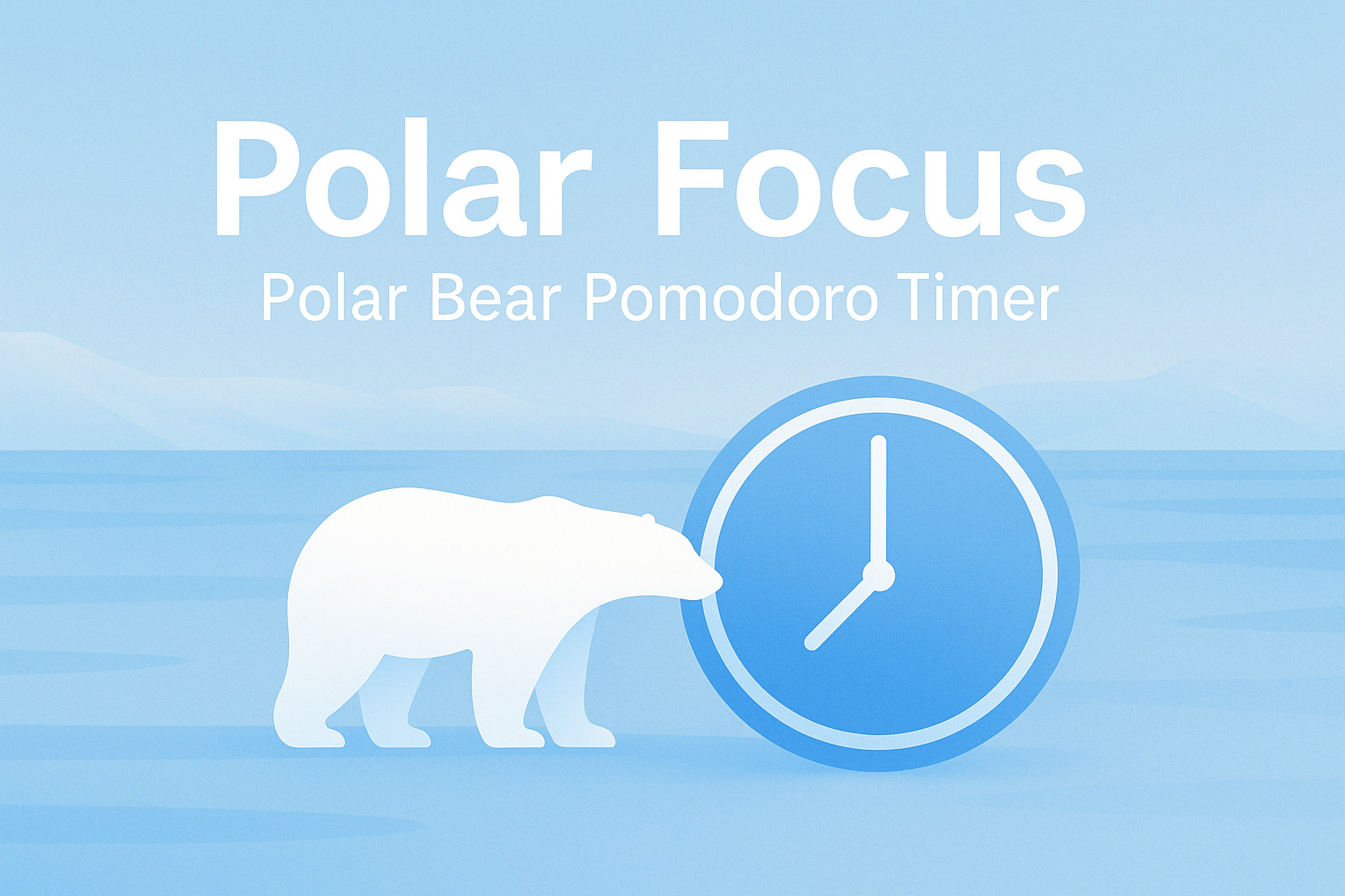 Polar Focus | Polar Bear Pomodoro Timer for Deep Focus